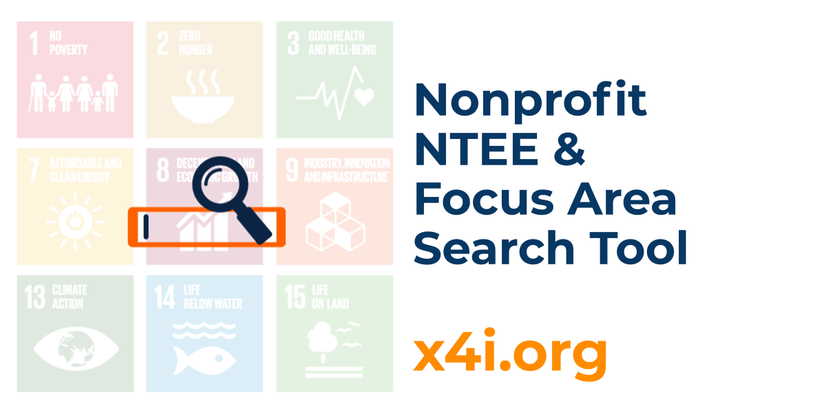 Nonprofit NTEE code finder for nonprofits - classification by Focus ...